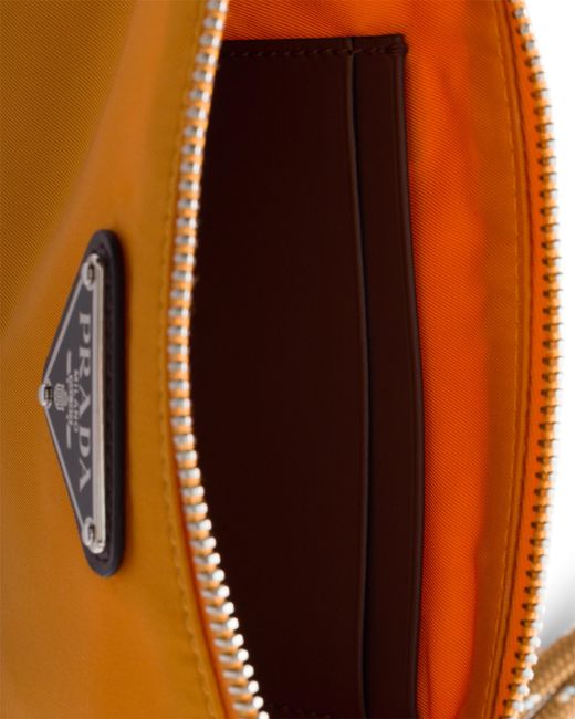 Prada Speedrock Re-Nylon Smartphone Case in Orange for Men | Lyst