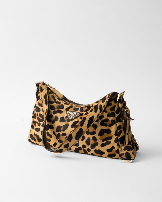 Prada Aimèe Medium Printed Leather Shoulder Bag in Brown | Lyst