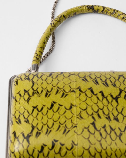 Prada Ayers Leather Clutch | Lyst