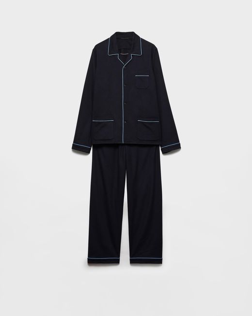 Prada Cashmere Pajamas in Blue for Men | Lyst UK