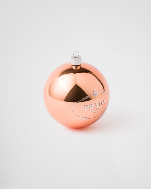 Prada Glass Christmas Ornaments in White | Lyst UK