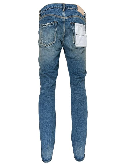 Purple Brand P001-Thmi Thrashed Mid in Blue for Men | Lyst