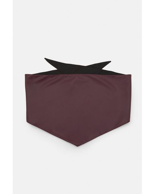 Pull&Bear Leather Effect Bandana in Purple | Lyst UK