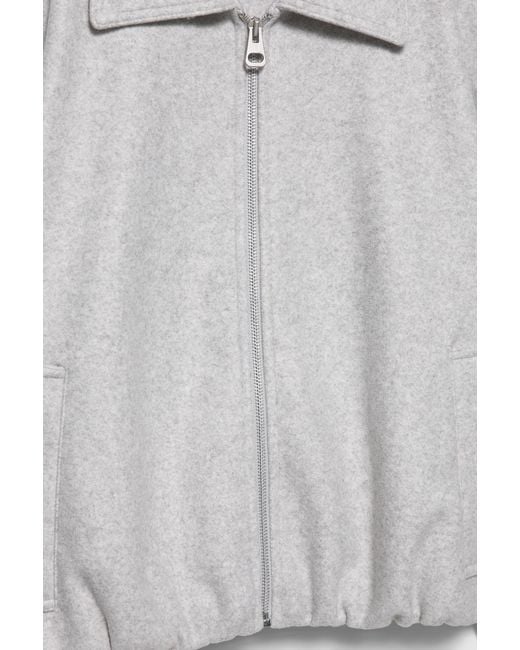 Pull&Bear Soft Balloon Jacket in Grey | Lyst UK