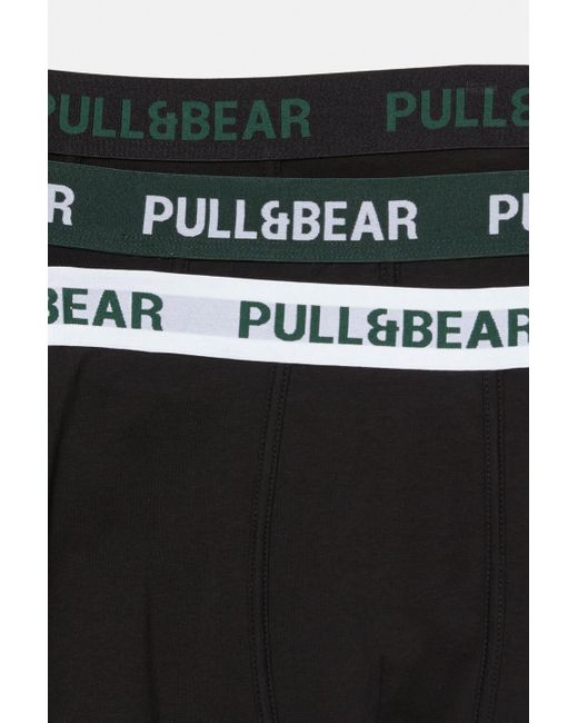 Pull&Bear 3-Pack Of Boxers in Black for Men | Lyst UK