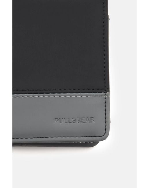 Pull&Bear Wallet With Contrast Panels in Black for Men | Lyst UK
