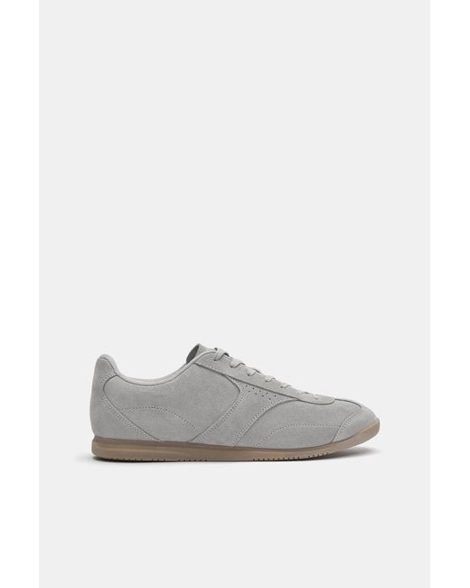Pull&Bear Casual Leather Trainers in Blue for Men | Lyst UK