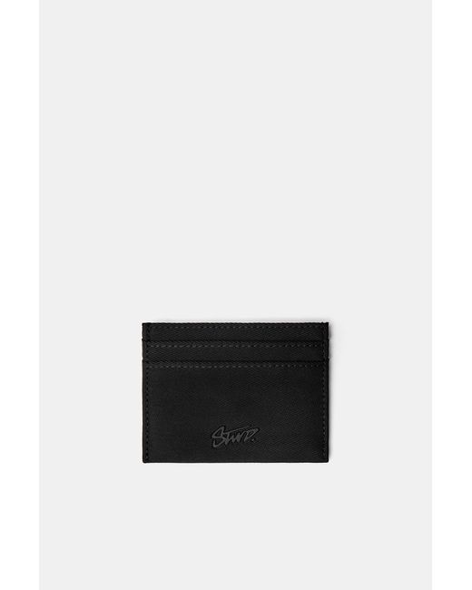 Pull&Bear Stwd Nylon Card Holder in Black for Men | Lyst UK