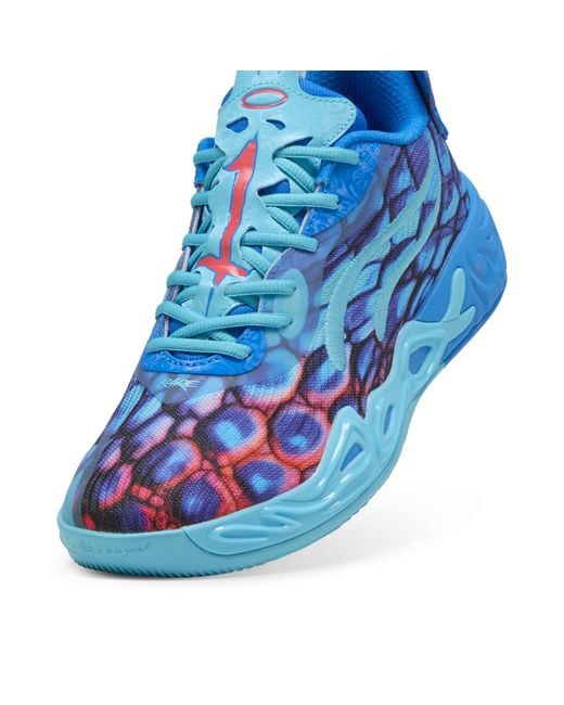 PUMA X Lamelo Ball Mb.04 Lo Alien Skin Basketball Shoes in Blue | Lyst