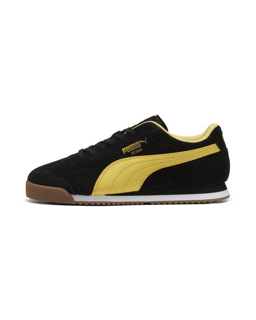 PUMA Roma Suede Sneakers in Black | Lyst