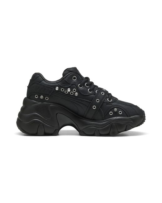 PUMA Pulsar Wedge Claw Wedge Platform Sneakers in Black | Lyst