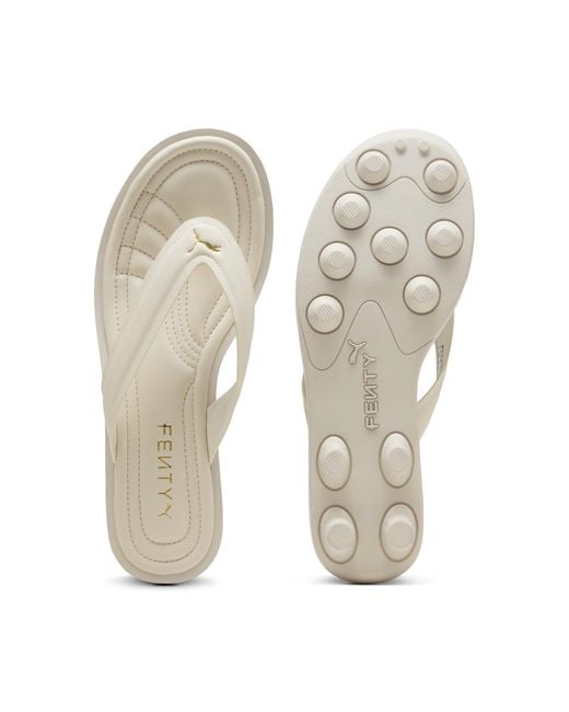 PUMA Fenty X Cat Cleat Slides Alpine Snow | Lyst