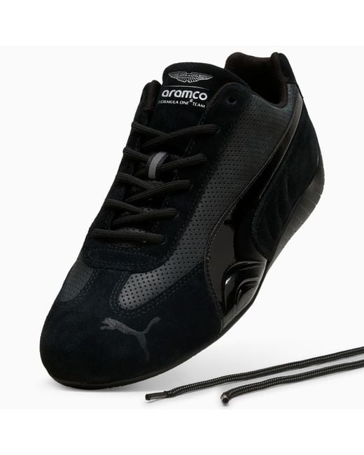 PUMA X Aston Martin Aramco F1 Team Speedcat Sneakers Lux in Black | Lyst UK