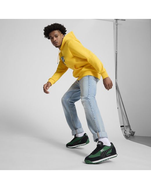 PUMA Porsche Legacy Easy Rider Pinstripe Sneakers in Green | Lyst