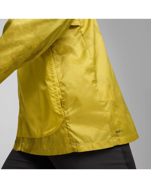 PUMA Seasons Running Jacket in Yellow for Men | Lyst UK