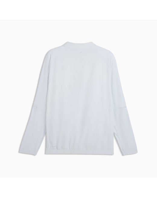 PUMA Lightspeed Ultraweave Graphic Running Jacket Mist/Aop in Grey for ...