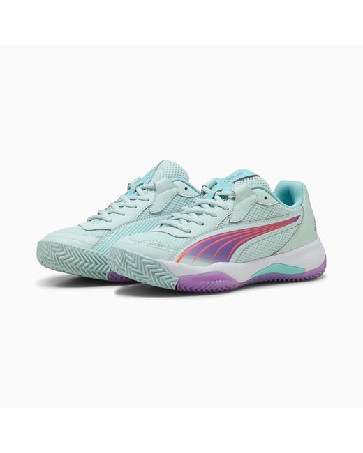 PUMA Nova Court Padel Shoes Peaceful/ Glimmer/Safe Lake in Blue | Lyst UK