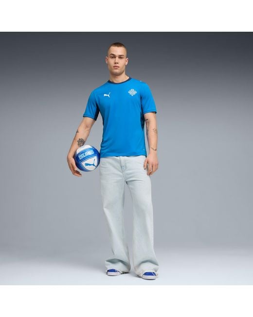 PUMA Iceland Home Jersey Royal in Blue for Men | Lyst UK