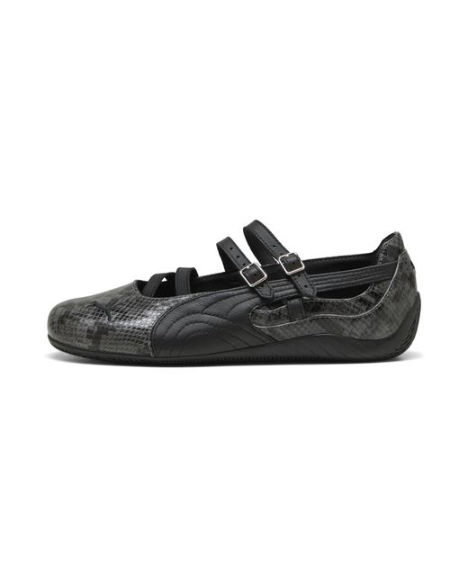 PUMA Speedcat Ballet Snake Print Sneakers in Black | Lyst