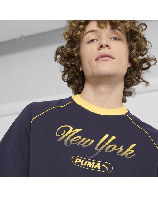 PUMA Wardrobe Essentials Bright Lights Nyc Flagship Podium T-Shirt in ...