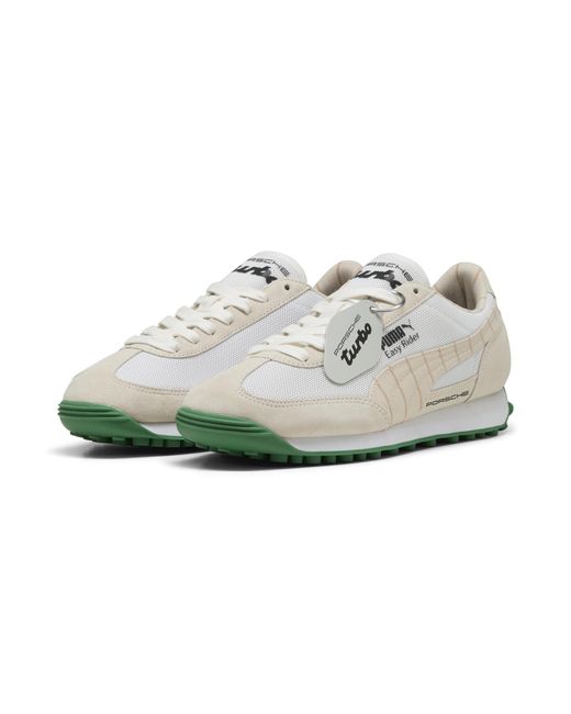 PUMA Porsche Legacy Easy Rider Pinstripe Sneakers in White | Lyst