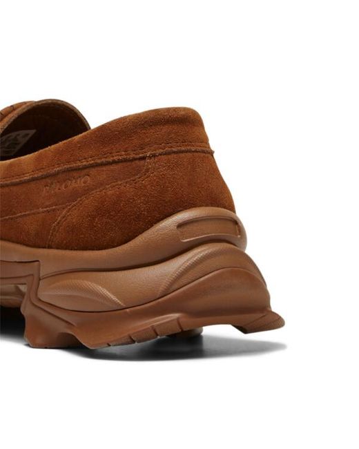 PUMA X Palomo Nitefox Suede Loafer Shoes in Brown | Lyst
