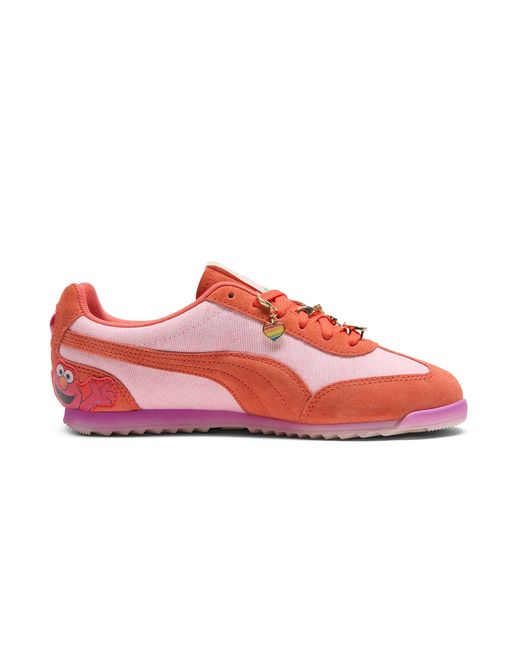 PUMA X Care Bears X Sesame Street Arizona "Elmo Cheer" Sneakers in Red ...