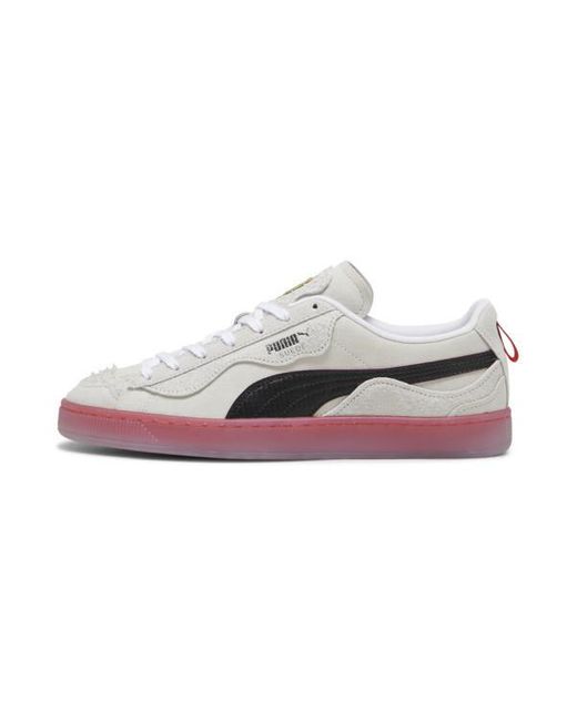 PUMA Scuderia Ferrari Suede Trippy Sneakers in White | Lyst
