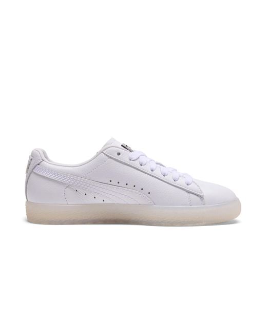 PUMA Clyde Club Flagship Shoes in White | Lyst
