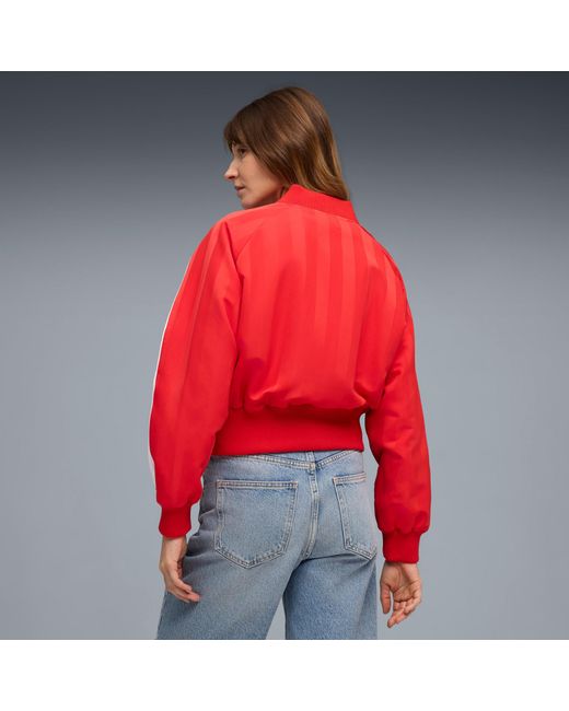 PUMA Future..Archive Oversized Jacket in Red | Lyst UK