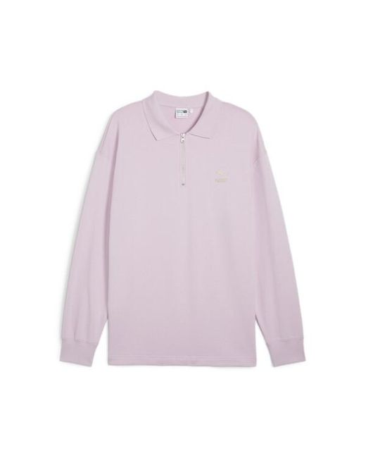 PUMA Better Classics Polo Shirt Crew in White for Men | Lyst