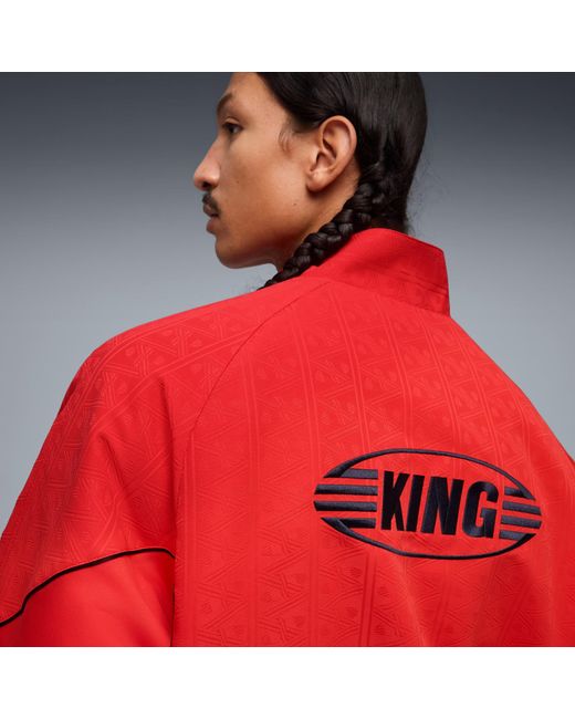 PUMA King Jacket in Red | Lyst UK