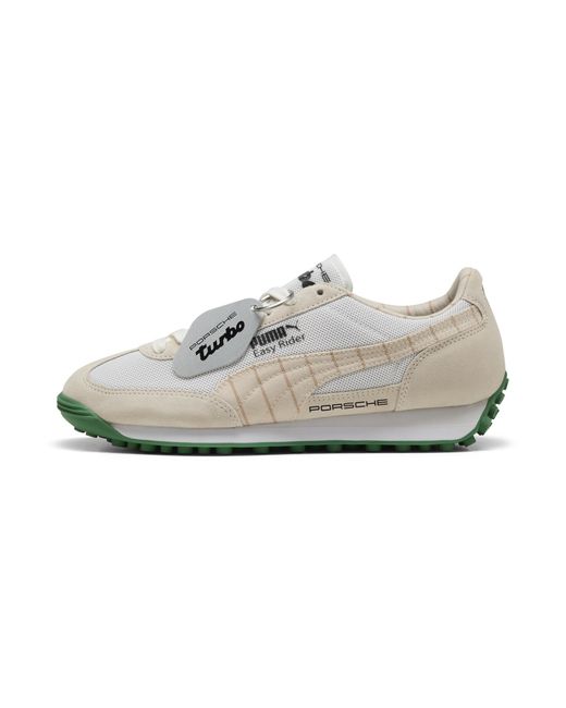 PUMA Porsche Legacy Easy Rider Pinstripe Sneakers in White | Lyst