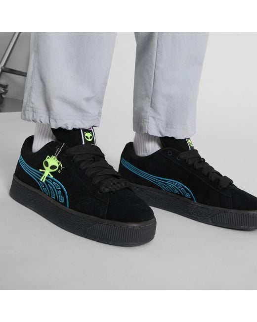 PUMA Suede Xl Alien Sneakers in Black | Lyst