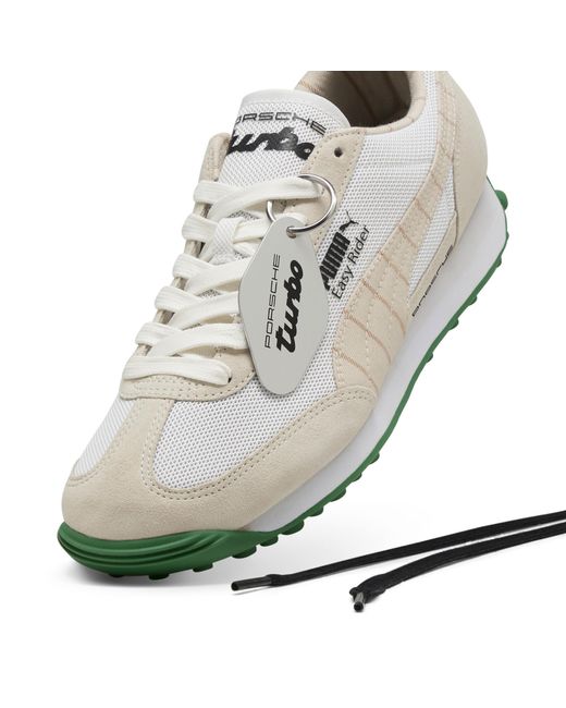 PUMA Porsche Legacy Easy Rider Pinstripe Sneakers in White | Lyst