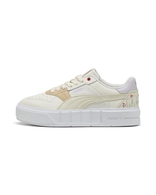 PUMA Cali Court Secret Garden Sneakers in White | Lyst