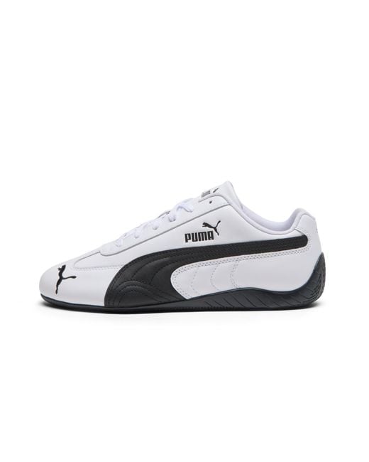 PUMA Speedcat Full Leather Shoes in White for Men | Lyst