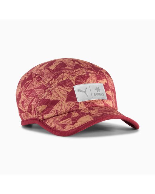 PUMA X Saysky 5 Panel Cap, Regal/Honey Butter in Red | Lyst UK