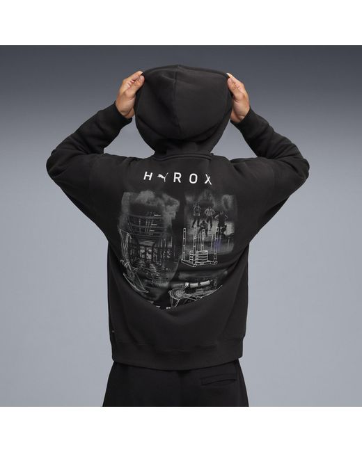 PUMA X Hyrox Heavyweight Relaxed Hoodie in Black for Men | Lyst UK
