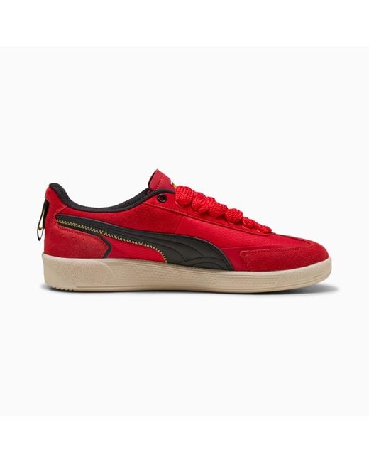 PUMA Scuderia Ferrari Palermo Sneakers in Red | Lyst UK