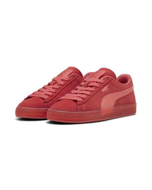 PUMA Suede Classic Translucent Sneakers in Red | Lyst