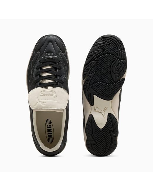 PUMA King Indoor Icons Sneakers /Frosted Ivory in Black | Lyst UK