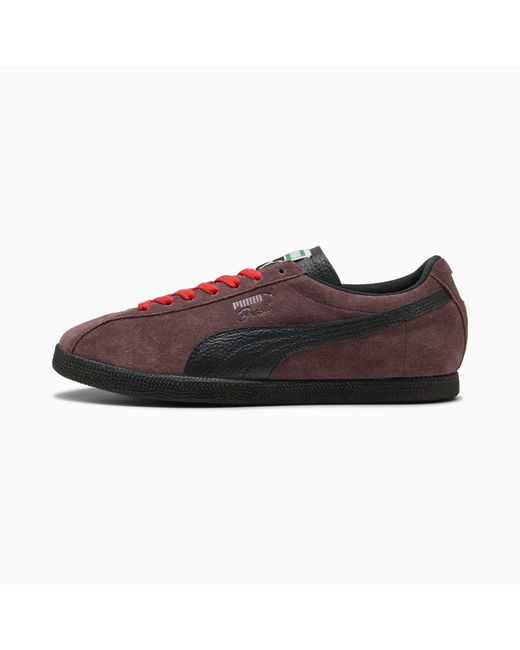 PUMA Brasil Leather Sneakers Chocolate in Brown | Lyst UK
