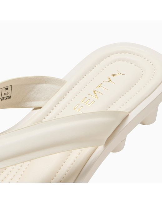 PUMA Fenty X Cat Cleat Slides Alpine Snow | Lyst UK