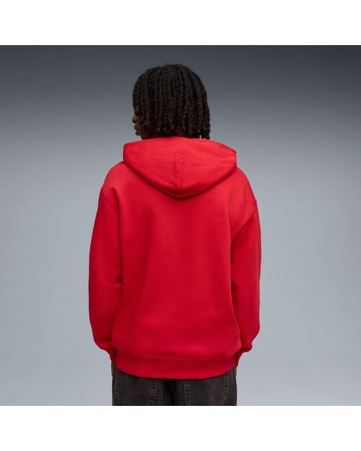 PUMA Scuderia Ferrari Shield Hoodie in Red for Men | Lyst UK