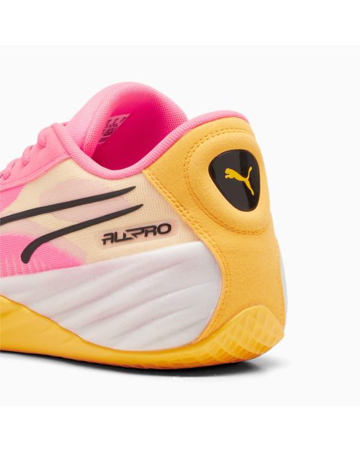 PUMA All-pro Nitrotm Basketball Shoes in Pink | Lyst UK