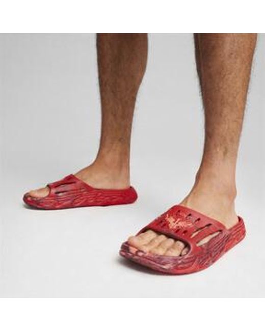 PUMA X Lamelo Ball Mb.03 Basketball Slides in Red | Lyst