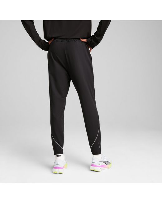 PUMA Cloudspun Tapered Running Pants in Black for Men Lyst UK