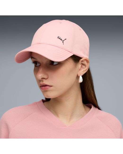 PUMA Essentials Metal Cat Baseball Cap in Pink | Lyst UK