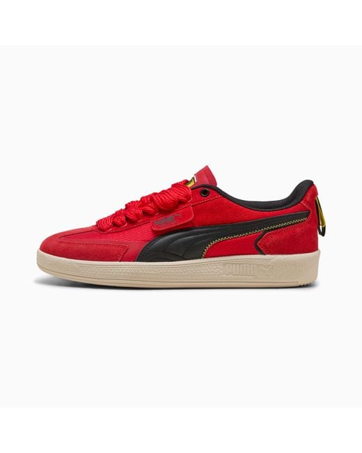 PUMA Scuderia Ferrari Palermo Sneakers in Red | Lyst UK
